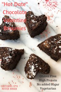 Hot Date Chocolate Valentine brownie Meatless Monday