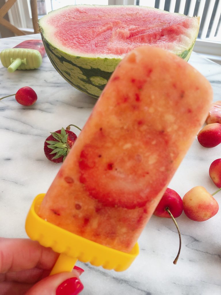 Cool off with these easy & healhty all fruit summer popsicles 2 ways