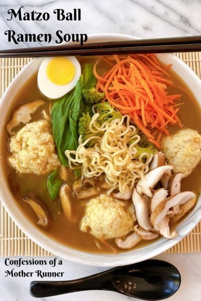 Matzo Ball Ramen Soup Meatless Monday