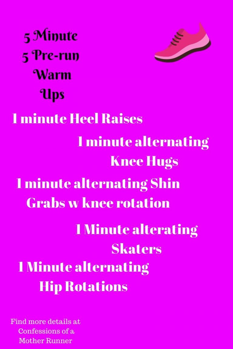5 minute 5 exercise pre run warm up you absolutely have time to do