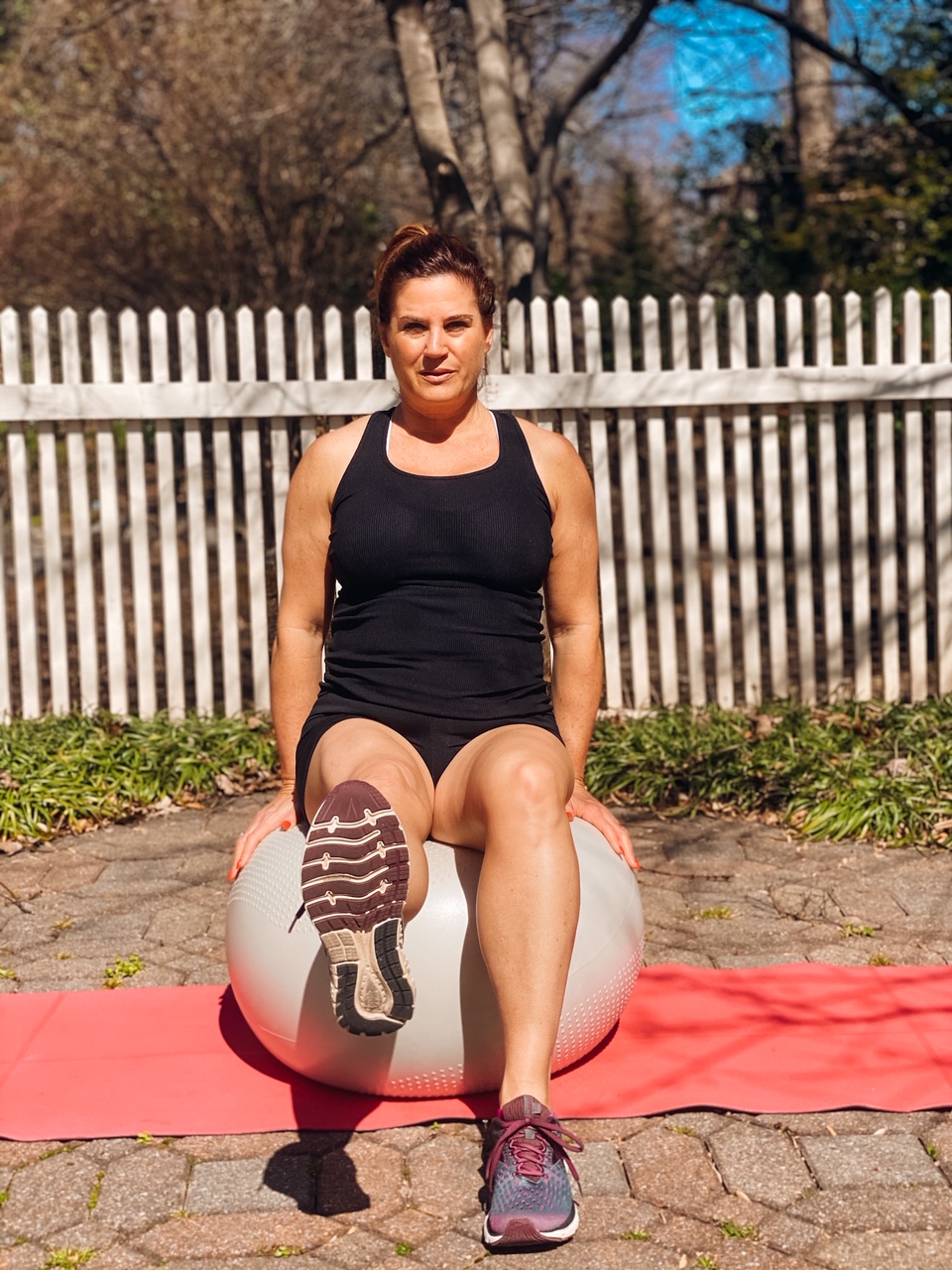 15 minute Lower Body stability ball workout Do at home