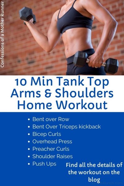 10 minute at home tank top arms and shoulders workout