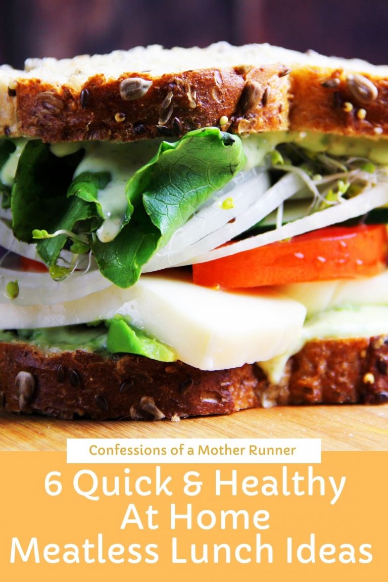 6 At Home Quick and Healthy Meatless Lunch Ideas
