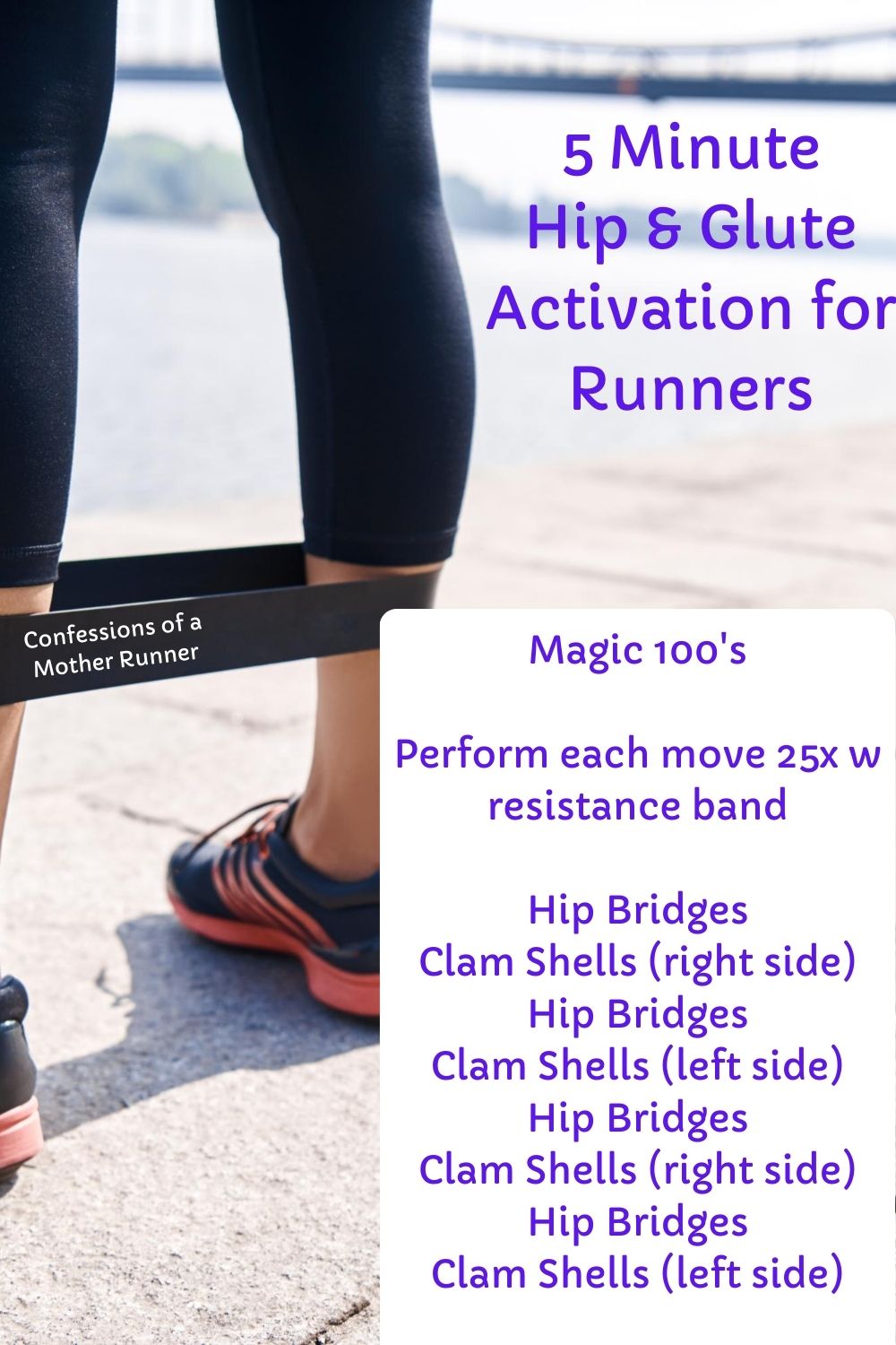 5 Minute hip and glute activation for runners and cyclists