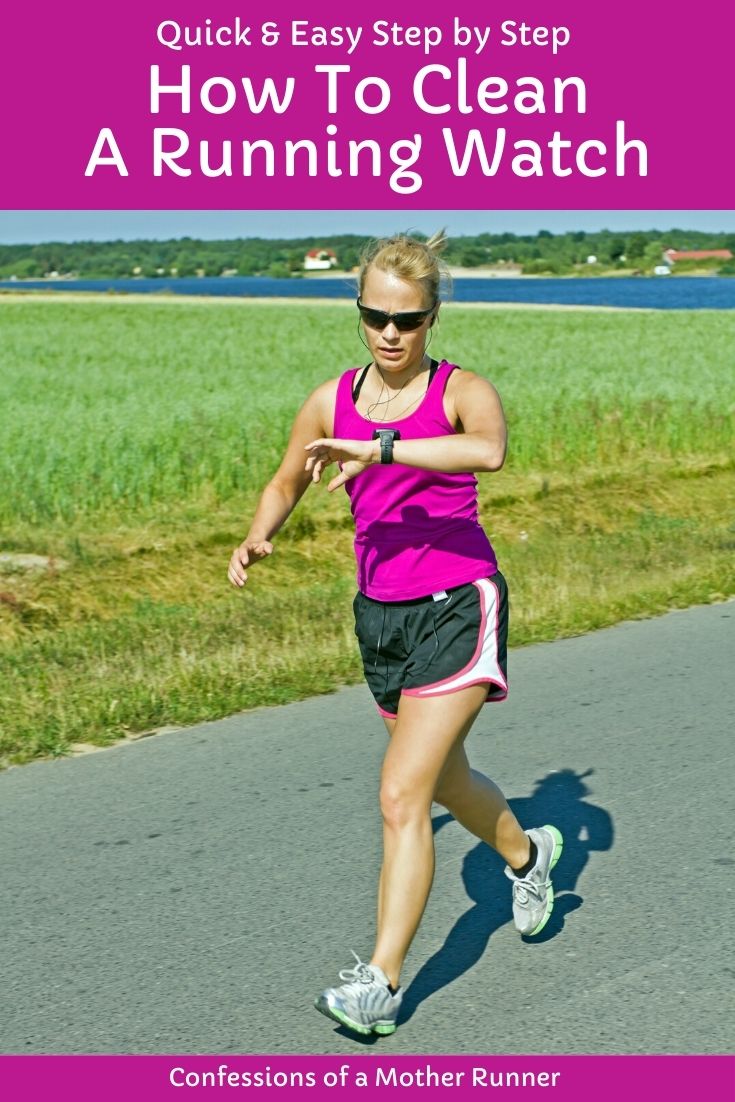 How to clean your running watch (Yes you are supposed to clean it)