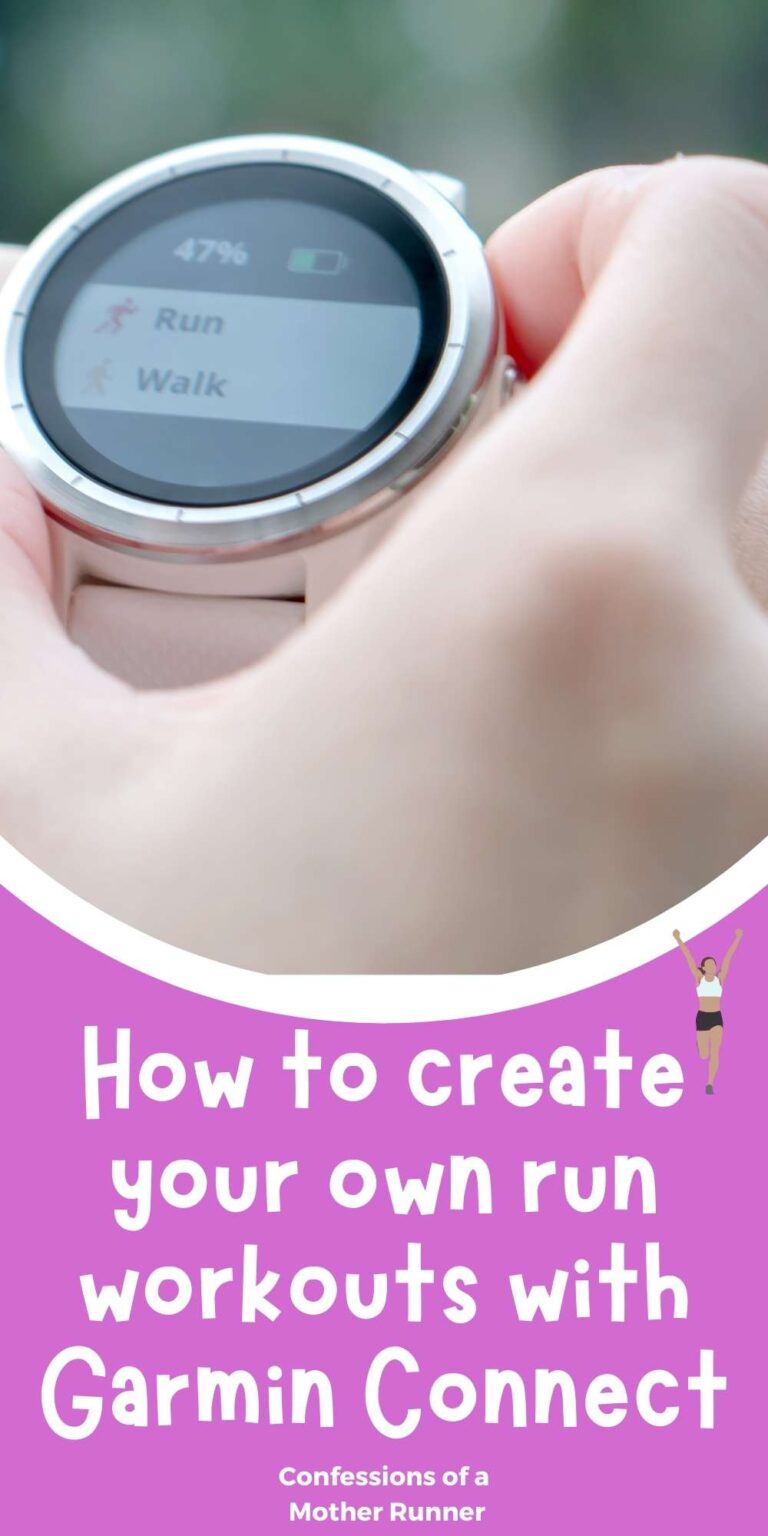 How to create custom run workouts with Garmin Connect