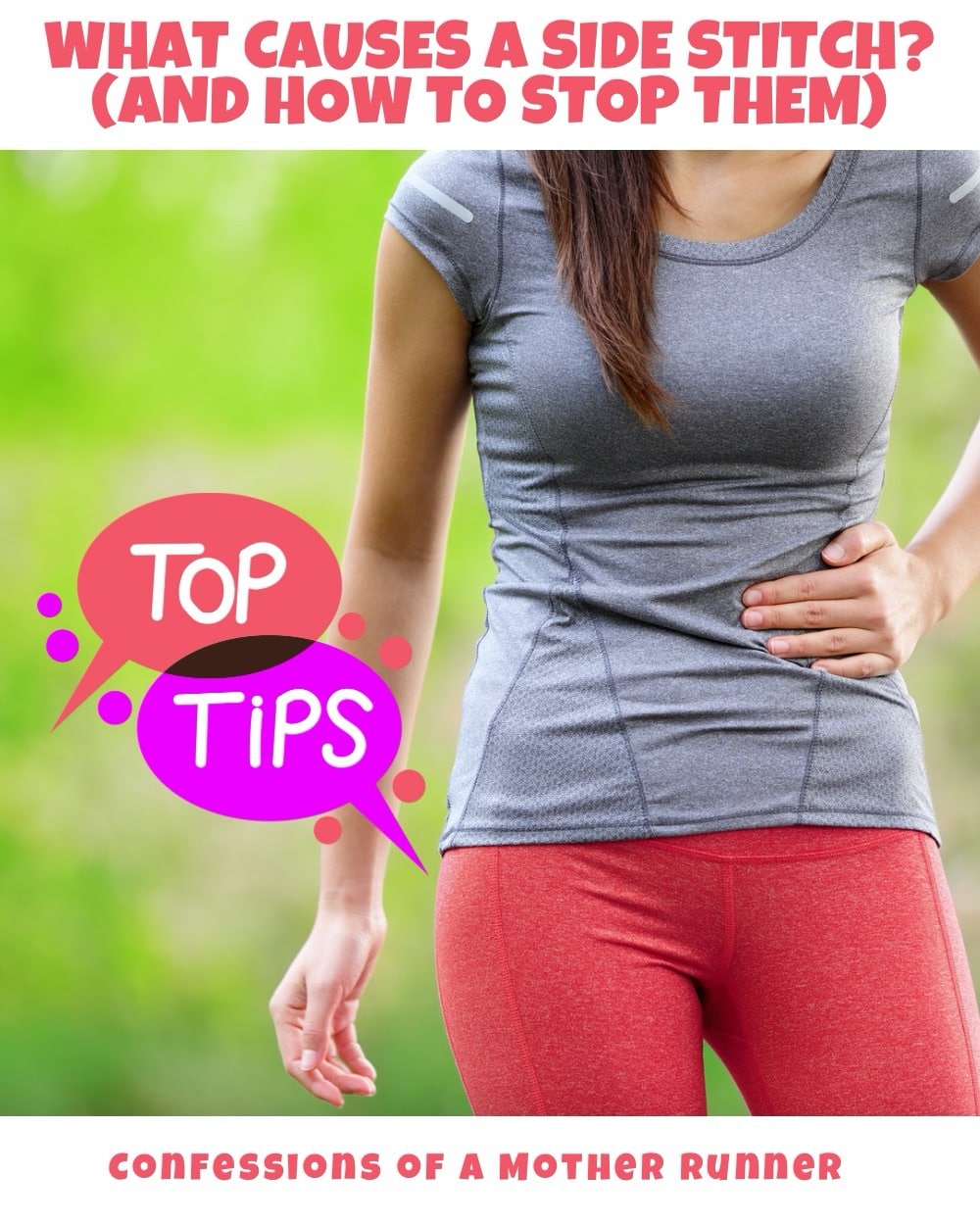 What causes a side stitch while running? (How to get rid of them)